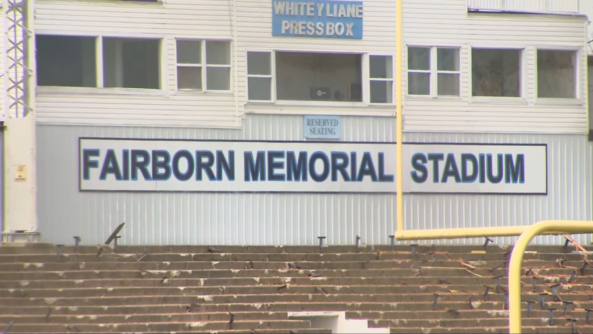 Demolition begins for school, stadium in Fairborn