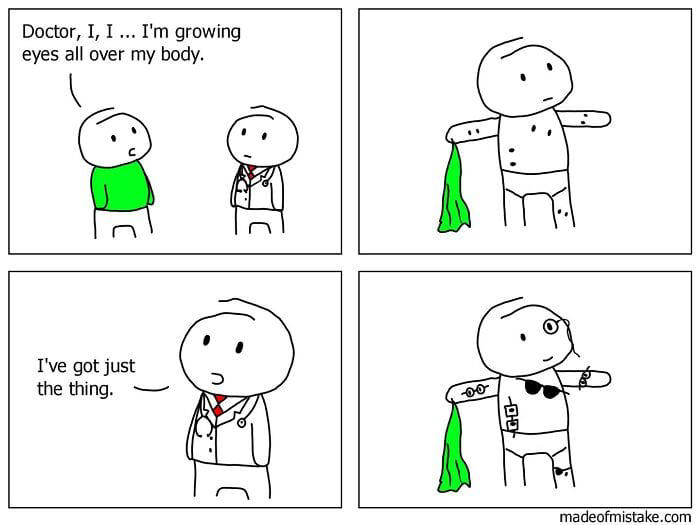 45 Minimalist Comics With Contrasting Complex Humor From "Made Of Mistake"