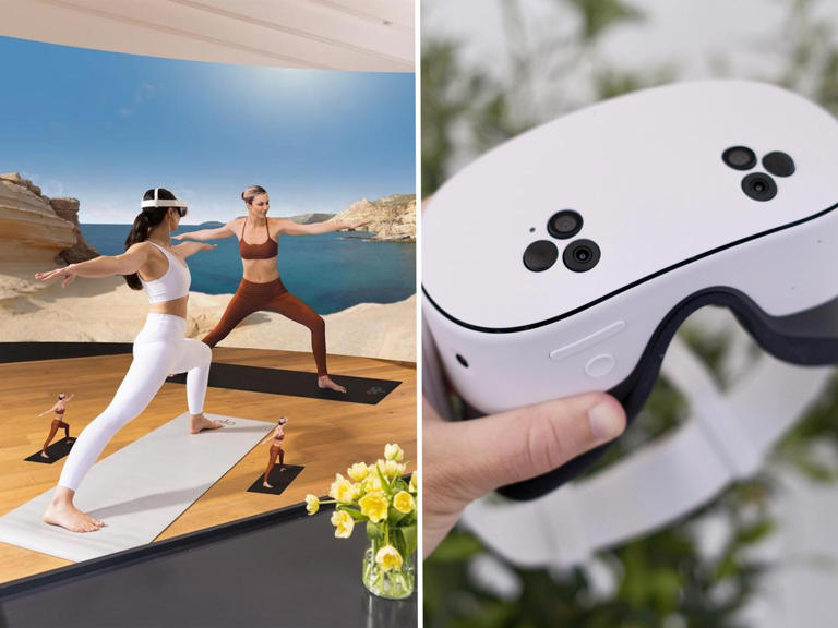I tried the new Alo Moves VR yoga app for Meta Quest. It was a ...