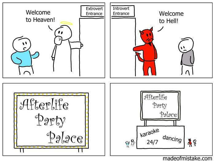 45 Minimalist Comics With Contrasting Complex Humor From "Made Of Mistake"