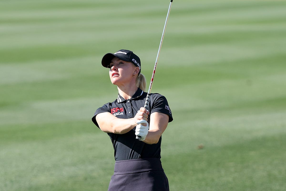 LPGA star Charley Hull ran a 7K, did rowing and leg workouts then shot ...