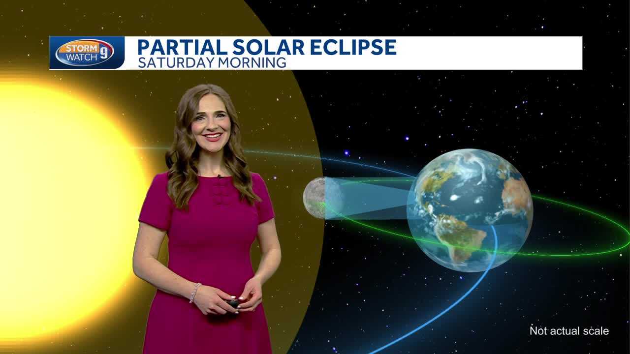 Partial solar eclipse to occur in NH this weekend, storm to block view