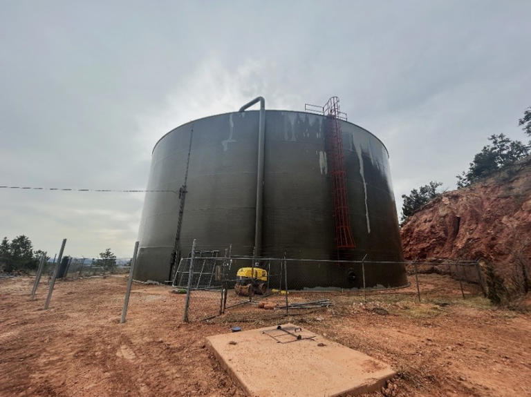 Manitou Springs completes new 1.1 million gallon Mesa Water Tank