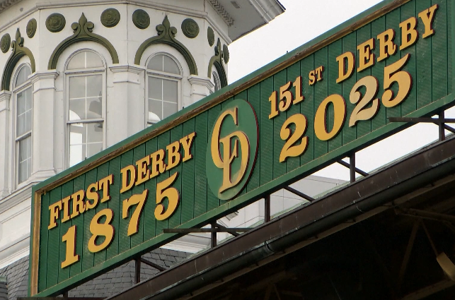 Churchill Downs preparing for Kentucky Derby 151 by switching signage