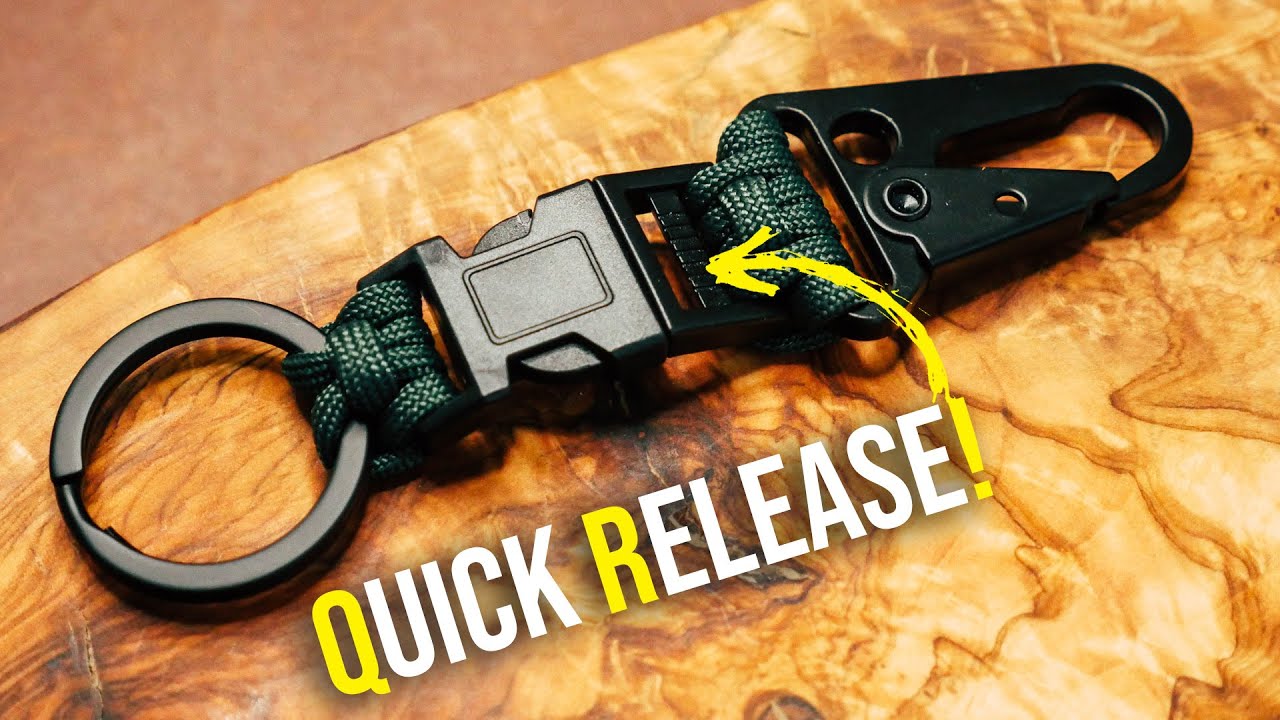 Quick-Release Rifle Clip Paracord Keychain – Easy DIY!