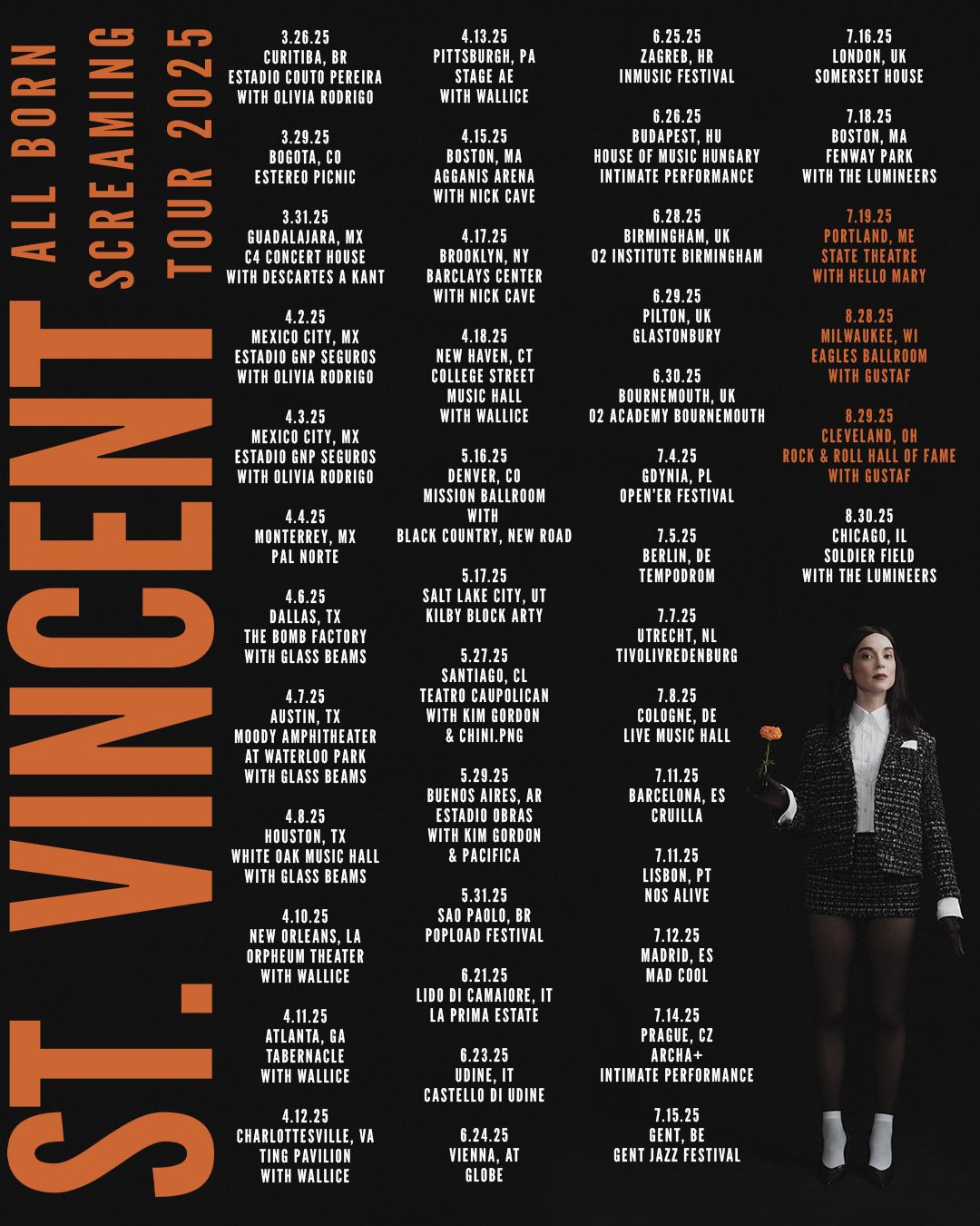 St. Vincent Adds U.S. Tour Dates, Shares New Song “DOA”: Listen