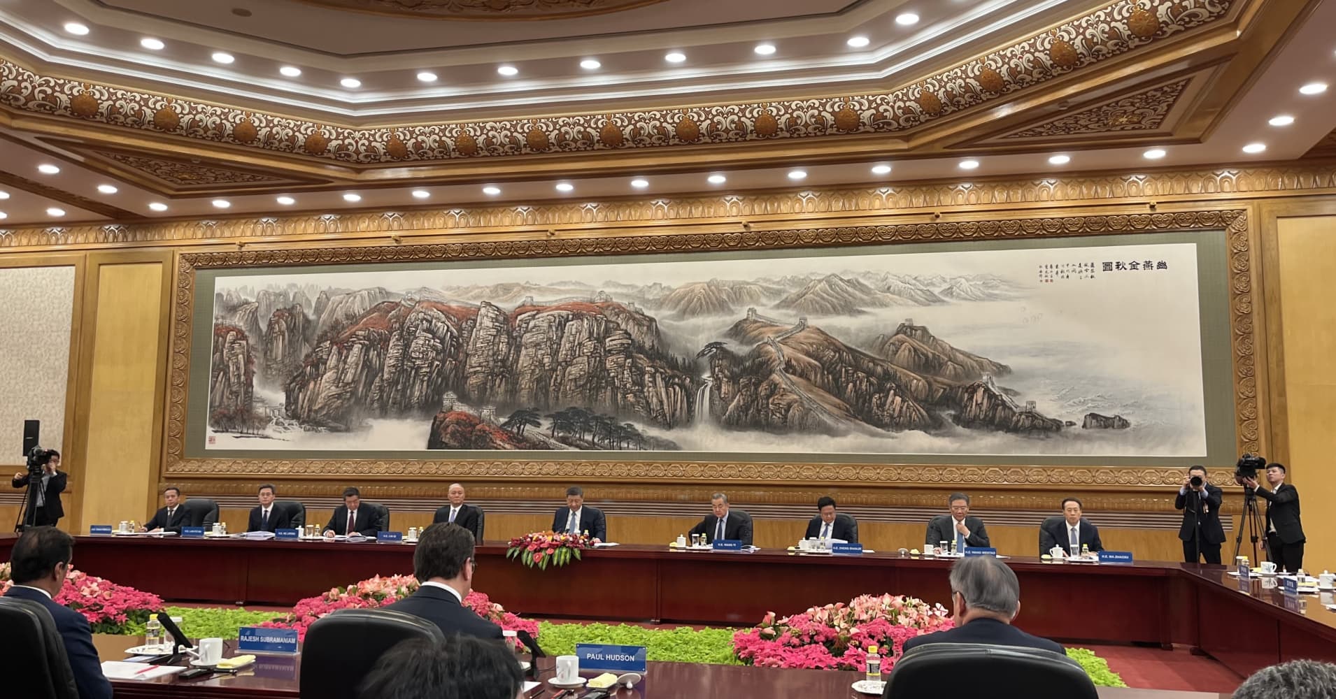 China’s Xi calls on top executives to help 'uphold global order' as ...