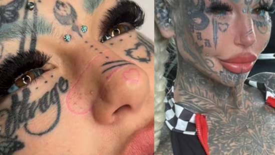 ‘Never thought I’d see the day’: Woman with eyeball tattoos reveals ...