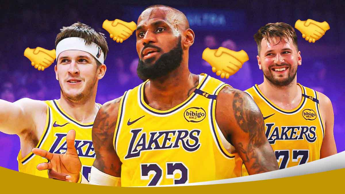 Lakers’ Austin Reaves has eye-opening take on LeBron James, Luka Doncic ...