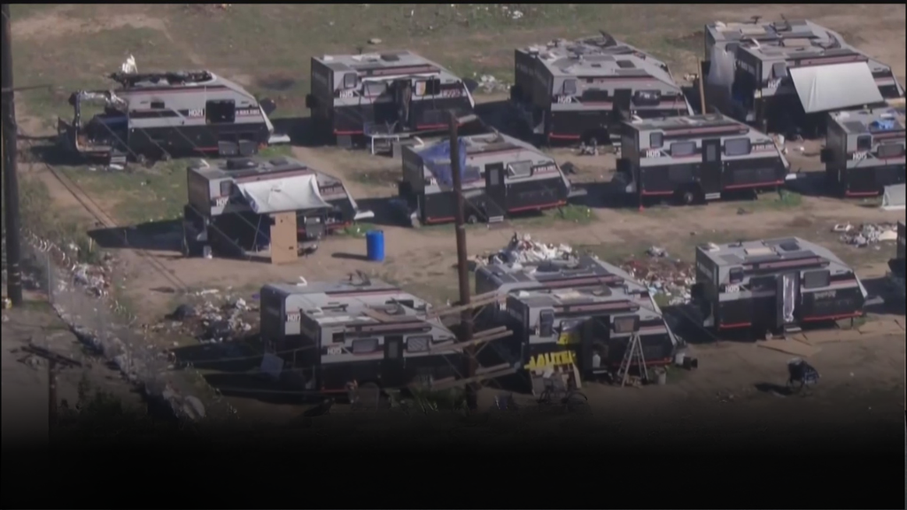 LA County deputies clear RV storage lot taken over by squatters