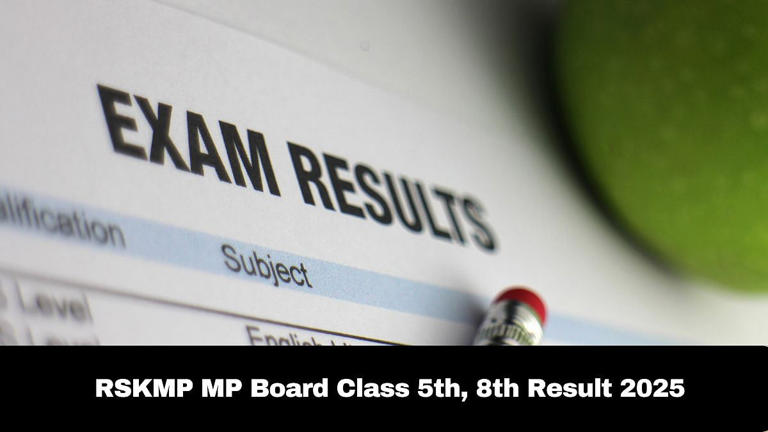 RSKMP MP Board Class 5th, 8th Result 2025 To Be Out Today At 1 PM; Download Scorecard At rskmp.in