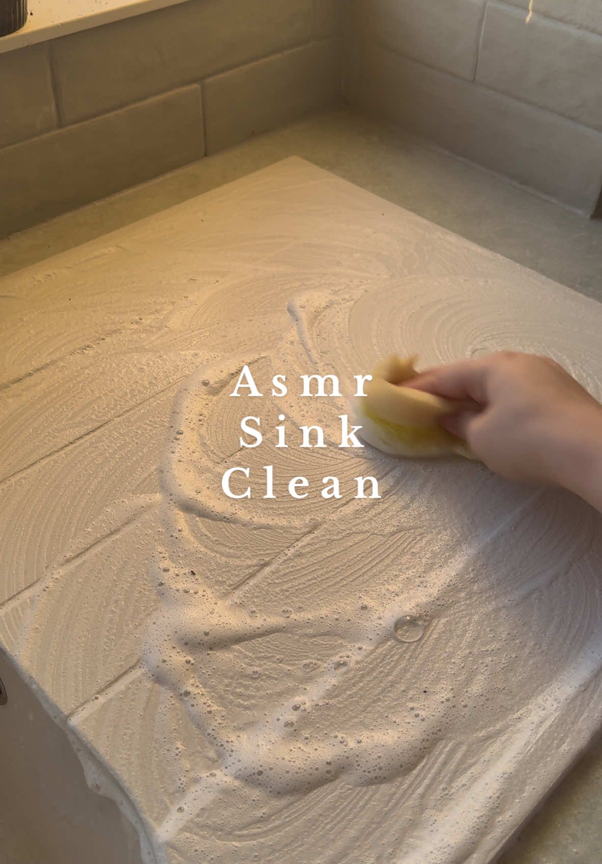 ASMR Sink Clean – The Most Satisfying Scrub!