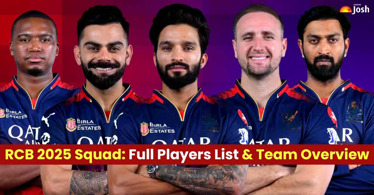 RCB Team 2025 Players List: Check Complete Royal Challengers Bengaluru ...