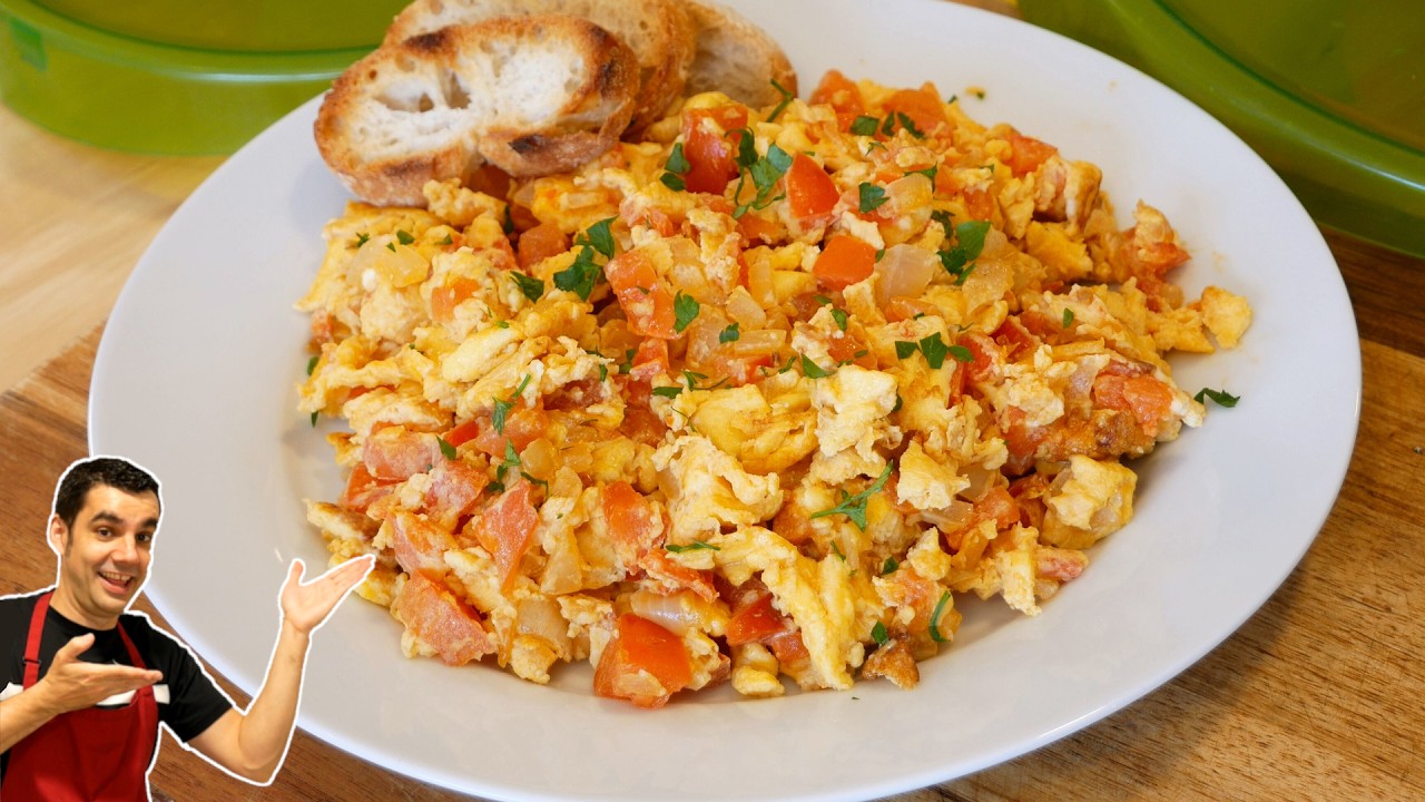 RECETA fácil de HUEVOS PERICO; ¡para cualquier ocasión!