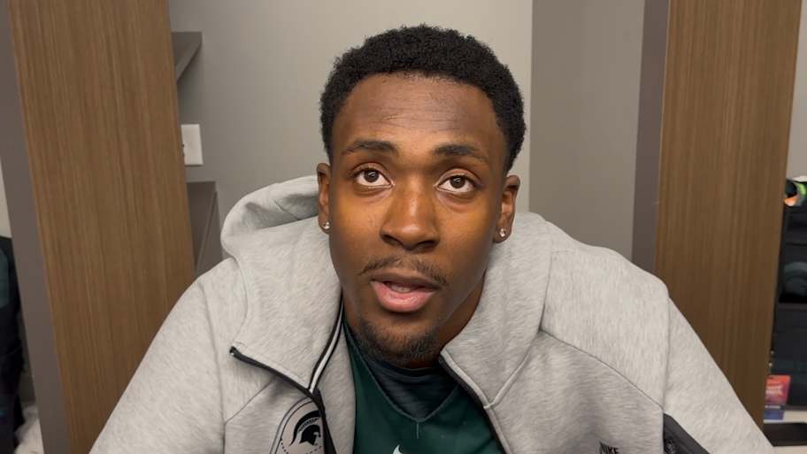 WATCH: Michigan State's Xavier Booker Speaks on Minutes Decrease, More