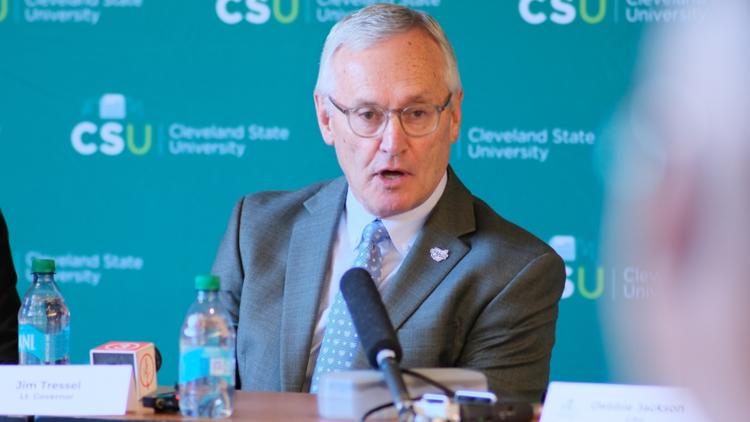 Ohio Lt. Gov. Jim Tressel talks Browns stadium, Senate Bill 1, NASA ...
