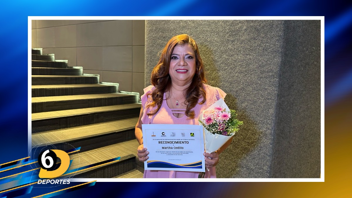 Martha Cedillo, periodista de Canal 6 Deportes, es reconocida por su ...
