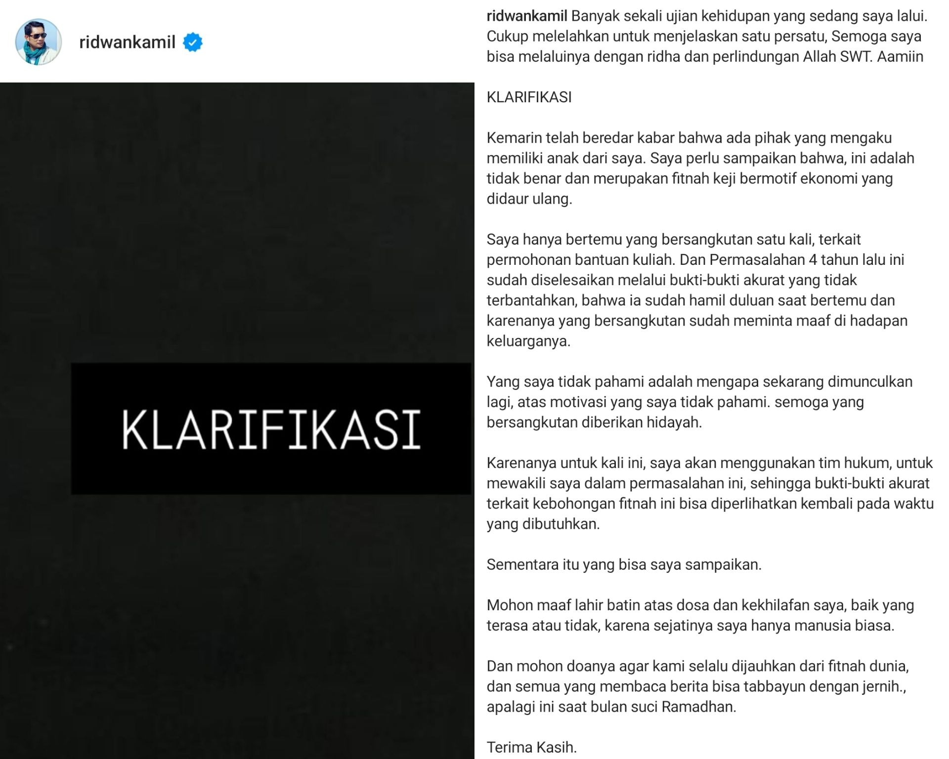 Ayu Aulia Buka Suara Usai Dituding Menjadi Mantan Simpanan Ridwan Kamil