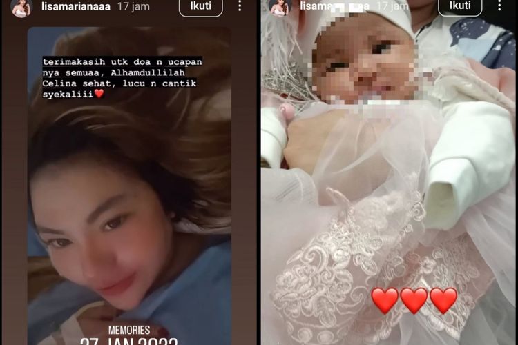 Fotonya Viral, Netizen Sebut Anak Lisa Mariana Ada Kemiripan dengan ...