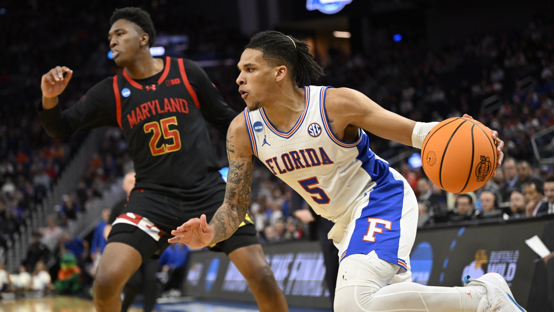 Will Richard and top-seeded Florida run away from Maryland’s ‘Crab Five ...