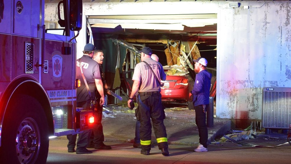 Car crashes into B&O Railroad Museum, driver hospitalized
