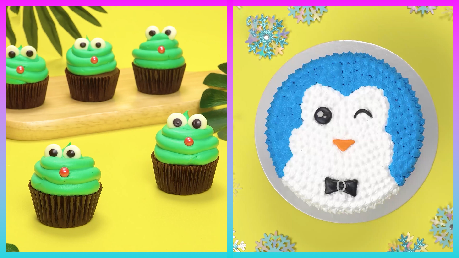 Frog & Penguin Cake 🐸🐧 – Cute & Delicious! | Spirit of Cake