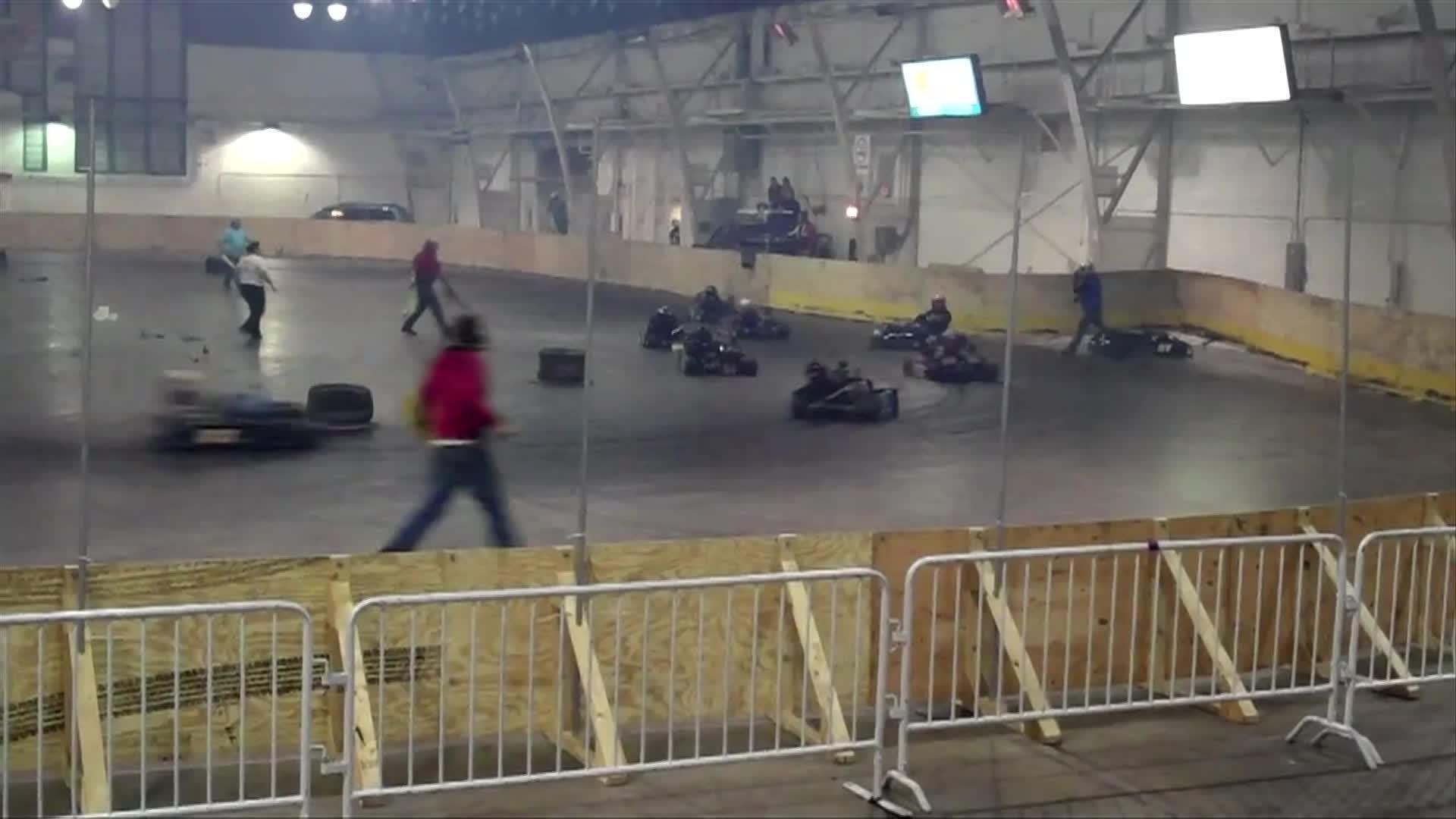 Driverless Go Kart Crash