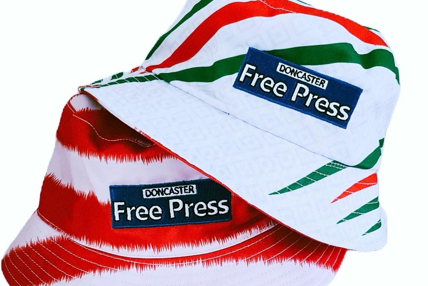 You can now get retro Doncaster Rovers hats - complete with Free Press logo