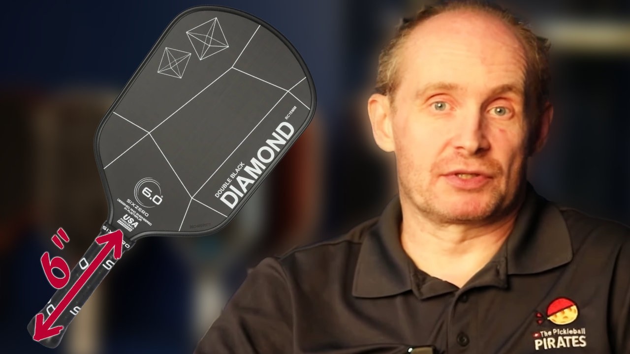 The Best Paddle for My Aggressive Pickleball Play! 6.0 Double Black ...