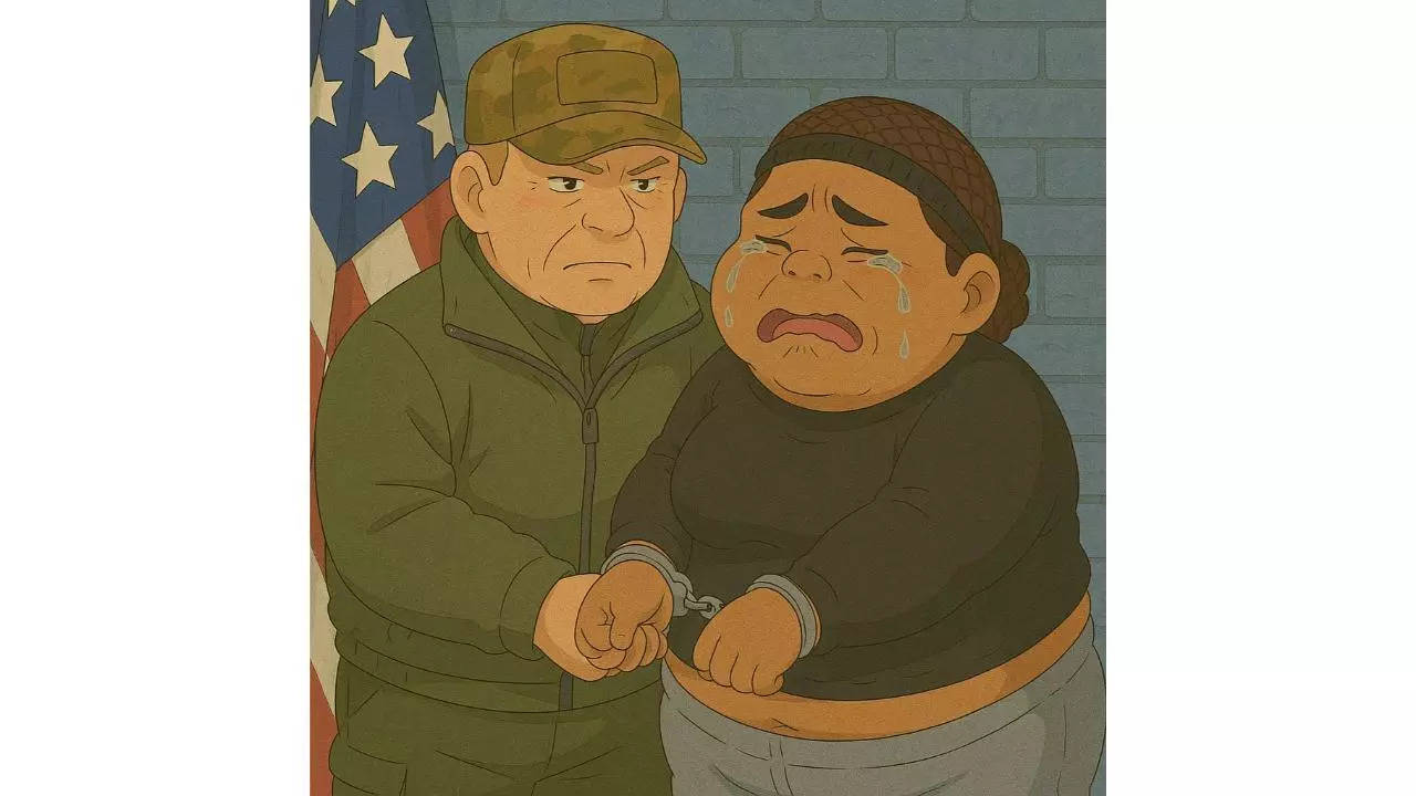 White House joins Studio Ghibli AI trend with a 'warning photo'