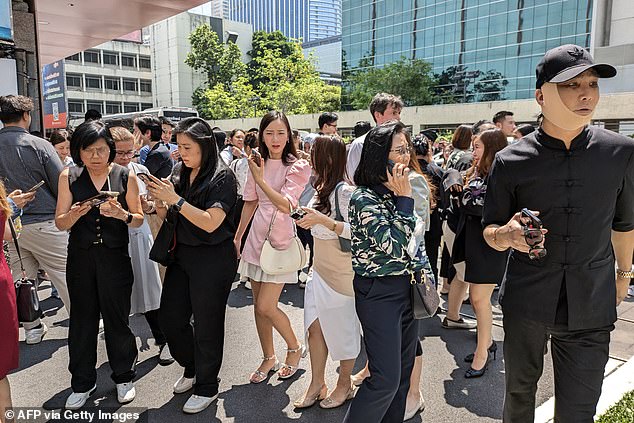 Huge 7.7 magnitude earthquake hits Bangkok, destroying apartment block