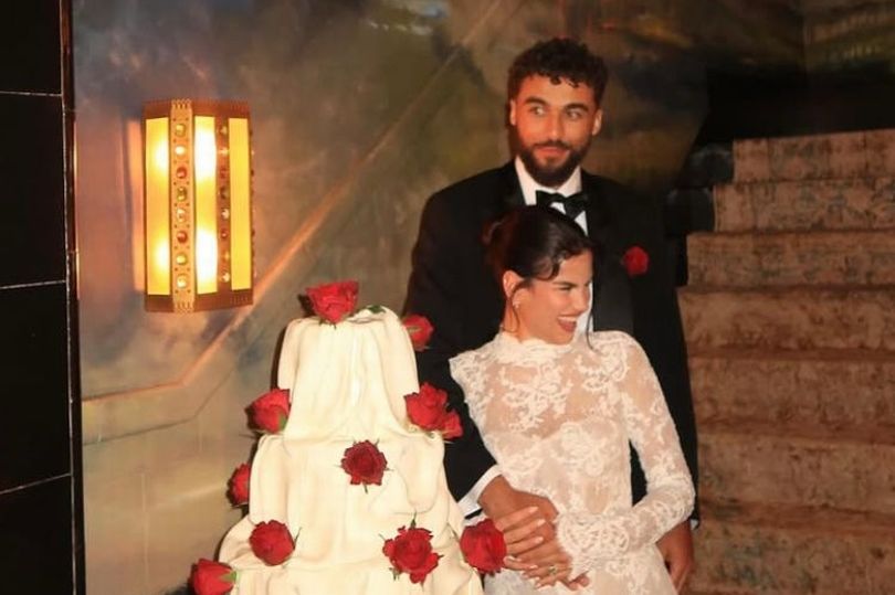 Dominic Calvert-Lewin supported as he marries long-term girlfriend