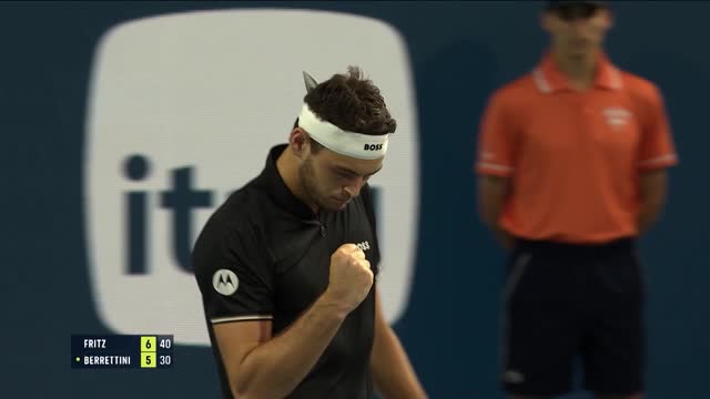 ATP 1000 Miami: ATP 1000 Miami: Fritz vs. Berretini (7-5, 6-7, 7-5 ...