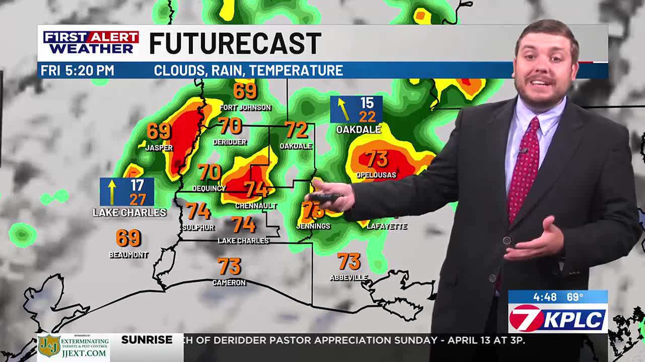 First Alert Forecast: Heavy rain and storms moving in, with some ...