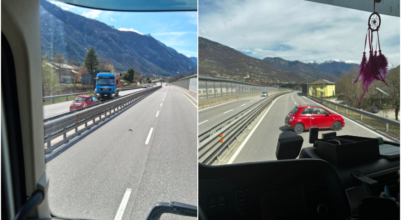Auto viaggia contromano, la camionista mette di traverso il suo tir: il ...