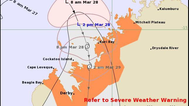 Tropical Cyclone Dianne expected to form at 8pm before hitting WA coast ...