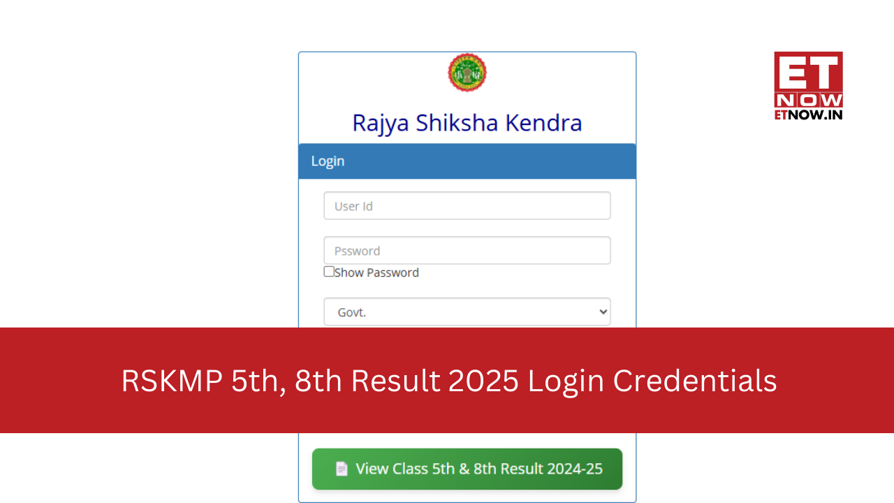 RSKMP MP Board Class 5, 8 Result 2025 Login Credentials: MPBSE 5th, 8th Result 2025 credentials