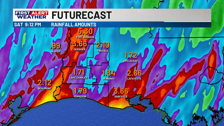 First Alert Forecast: Heavy rain and storms moving in, with some ...