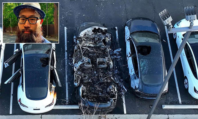 Suspect arrested for Tesla attack in Las Vegas Suspect arrested for Tesla attack in Las Vegas