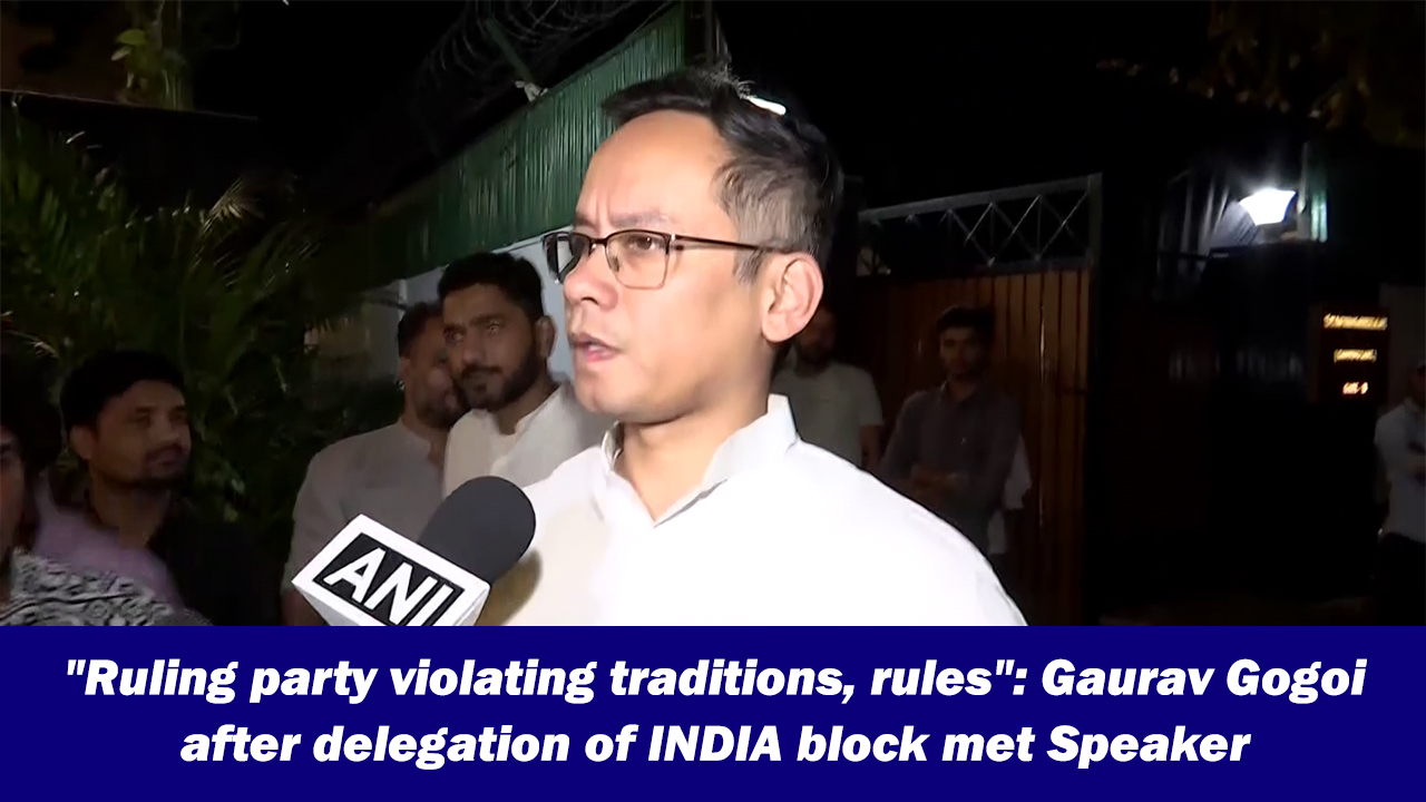 "Ruling party violating traditions, rules": Gaurav Gogoi after ...
