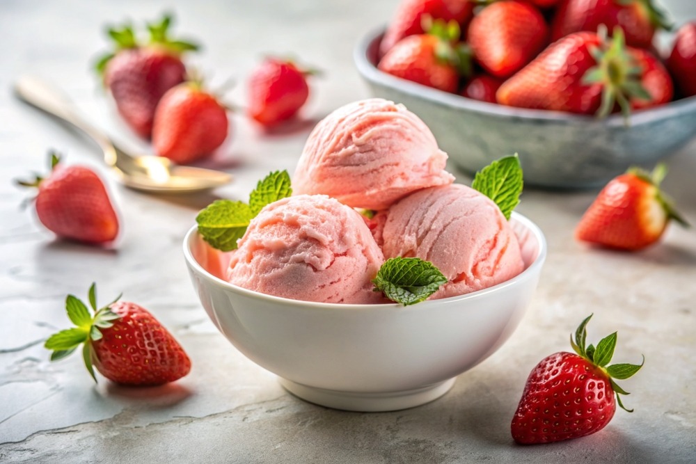 Cyril Lignac dévoile son astuce pour une glace aux fruits rouges
