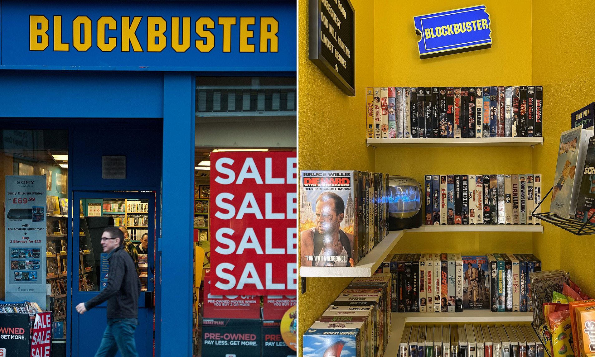Blockbuster returns to high street decade after it closed down
