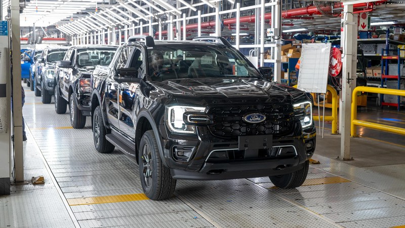 Ford's Silverton plant in South Africa exclusively makes Ranger hybrid ...