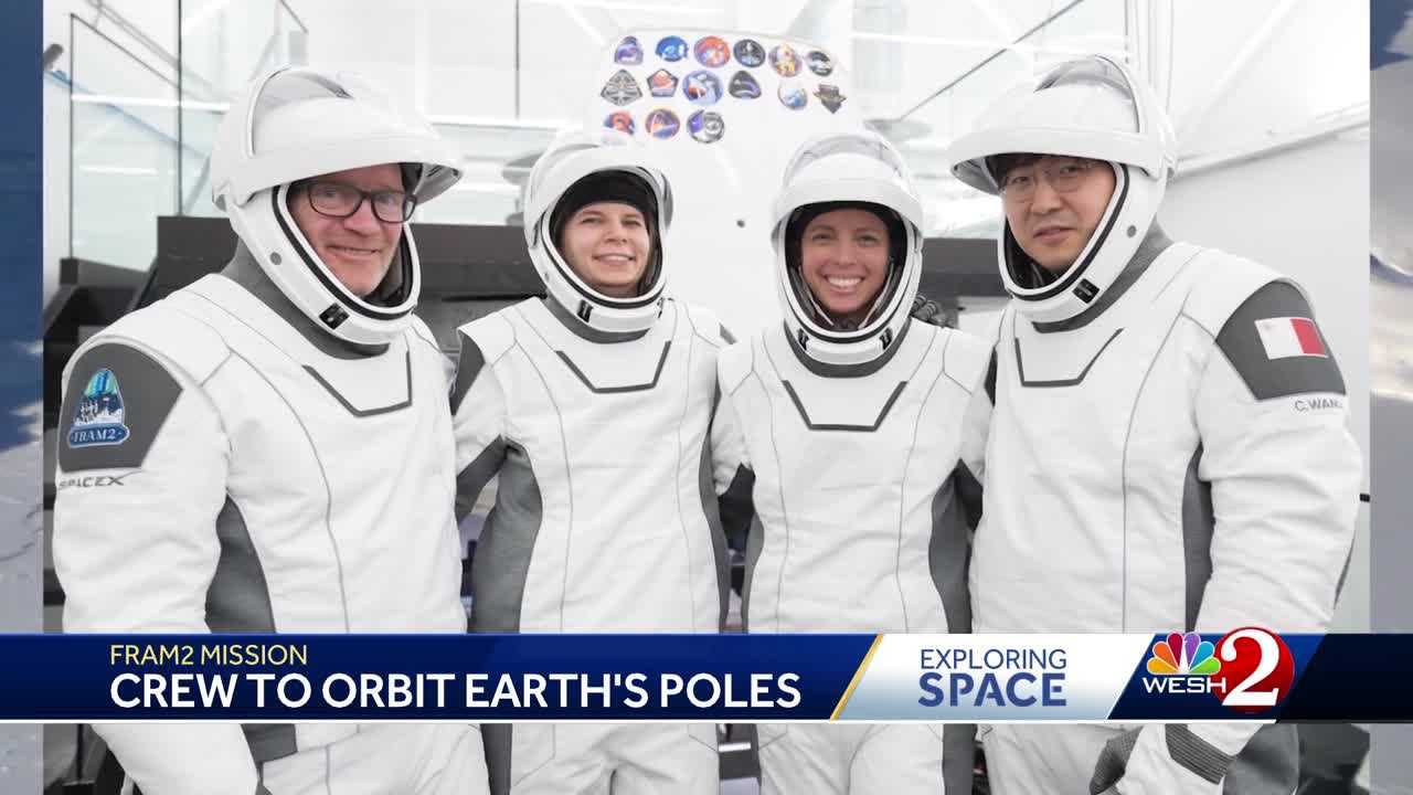 SpaceX Fram2 mission lifts off from Florida, is first human spaceflight ...