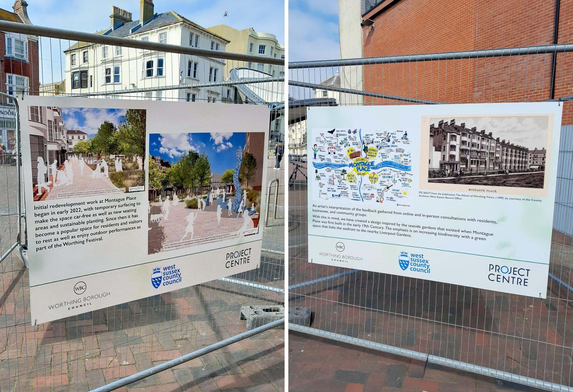 'Have been agreed' - New information boards show final £3m designs for ...