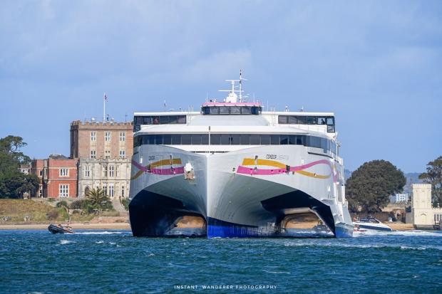 Farewell Condor Liberation: ferry leaves Poole for final time