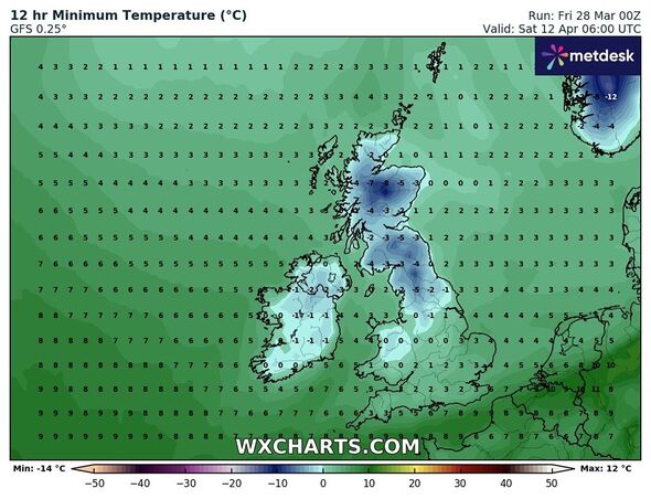 UK cold weather: Bone-chilling -8C Arctic blast to freeze 22 counties