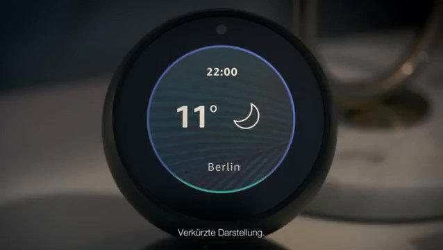 Morgens schlecht drauf? Dann holt euch jetzt den Alexa Echo Spot zum ...