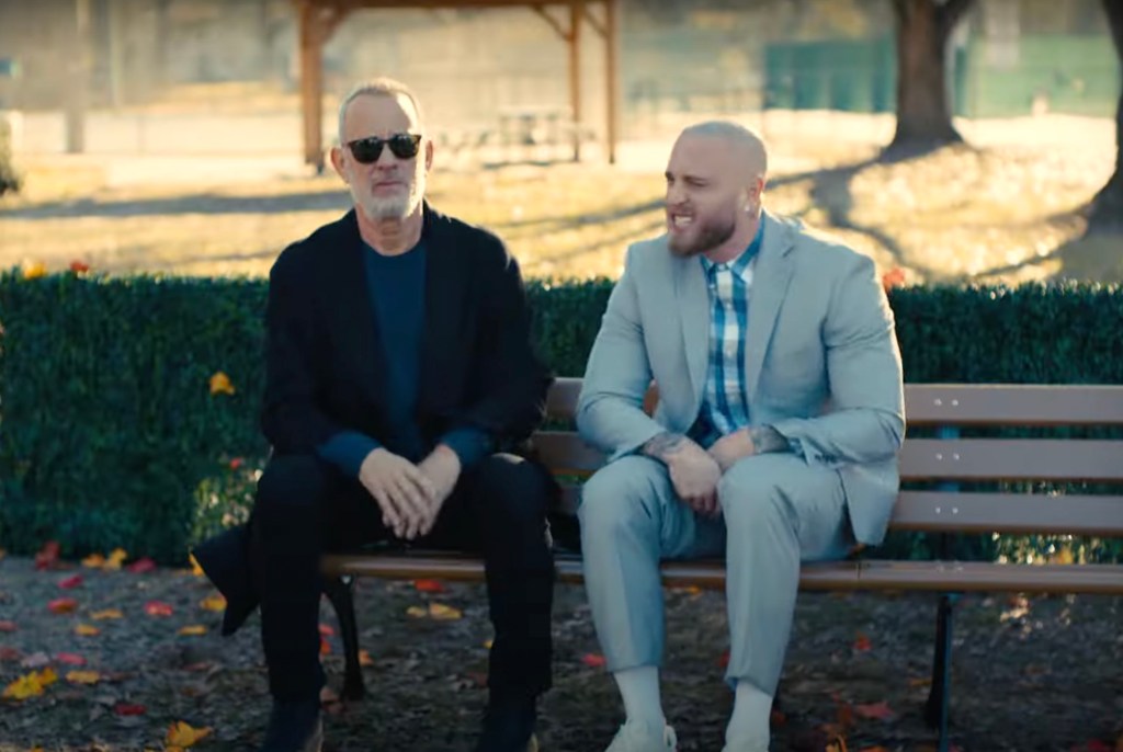 Chet Hanks Recreates ‘Forrest Gump' Scenes With Father Tom Hanks in ...