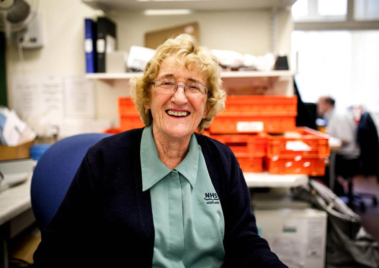 NHS Lothian Edinburgh 'Sick Kids' receptionist retires at 90 after 58 ... NHS Lothian Edinburgh 'Sick Kids' receptionist retires at 90 after 58 ...